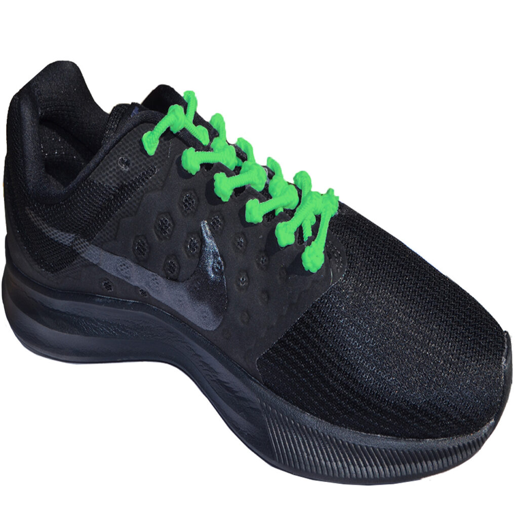 Green Triathlon Laces - The Shoelace Shop